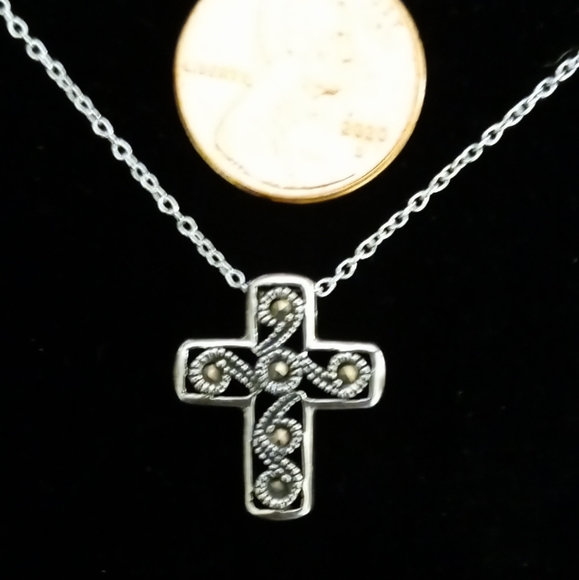 Jewelry | Sterling Silver Cute Little Cross Necklace | Poshmark